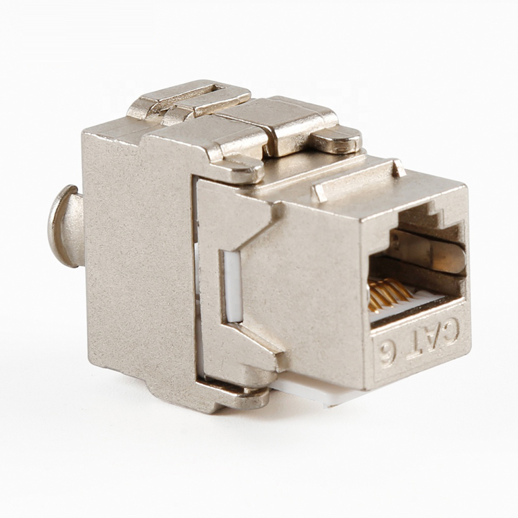 CAT6 RJ45 (8P8C) Shielded Toolless Keystone Jack Module | AZE